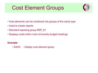 Sap Financial Cost Centre | PPT