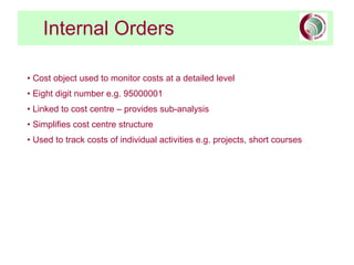 Sap Financial Cost Centre | PPT