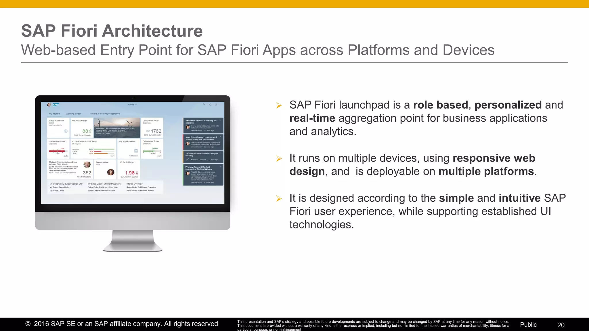 Sap fiori-ux-architecture-for-s4h | PDF