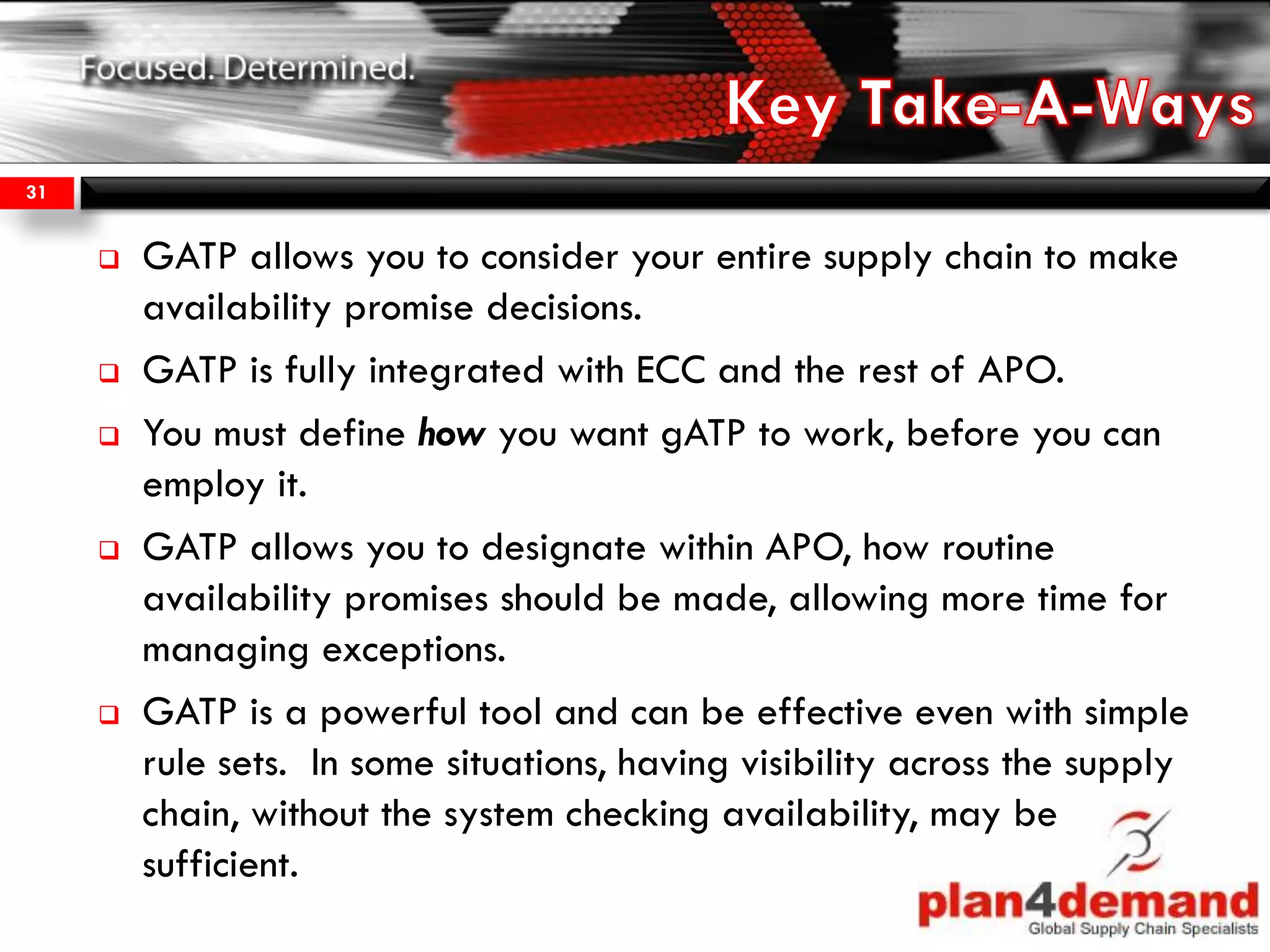 SAP Global Available to Promise (gATP) 101: Global Visibility vs ...