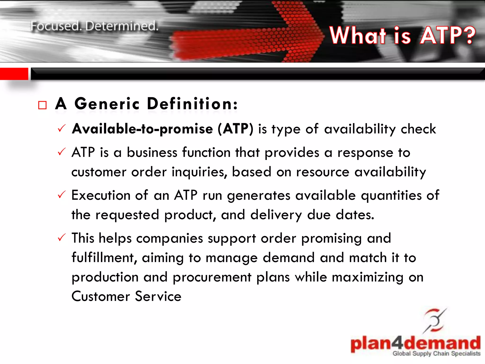 SAP Global Available to Promise (gATP) 101: Global Visibility vs ...