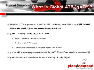 SAP Global Available to Promise (gATP) 101: Global Visibility vs ...
