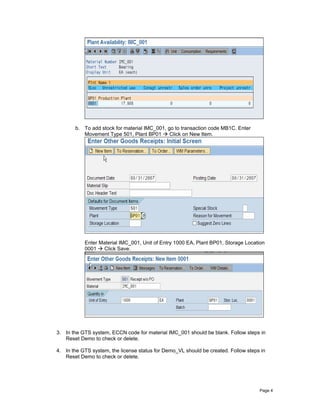 SAP GTS Licence Mgt | PPT