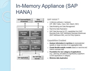 SAP HANA Session1 JH SOFTECH | PPT
