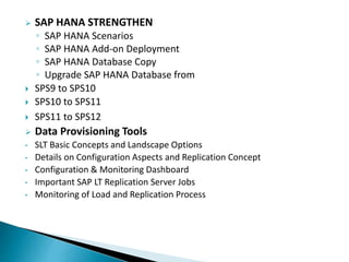 Sap hana training in hyderabad | PPTX | Databases | Computer Software and Applications