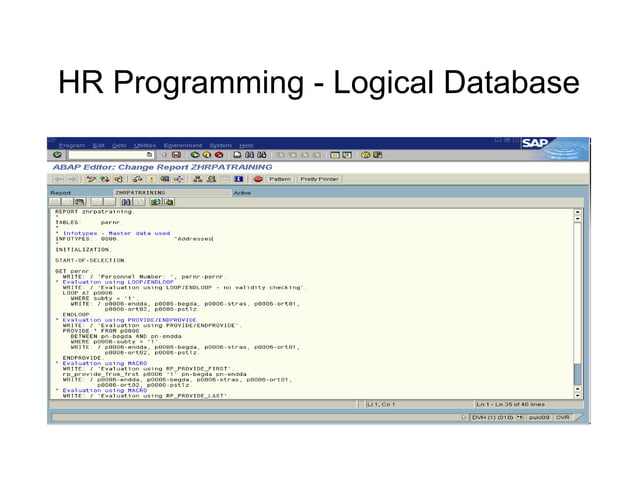 Sap hr-programming | PPT