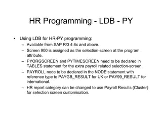 Sap hr-programming | PDF