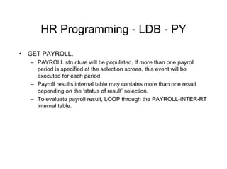 Sap hr-programming | PDF