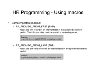 Sap hr-programming | PDF