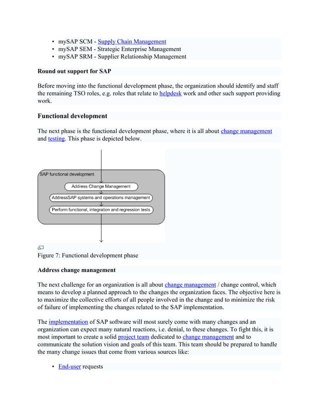 Sap Implementation Life Cycle Complete Process | PDF
