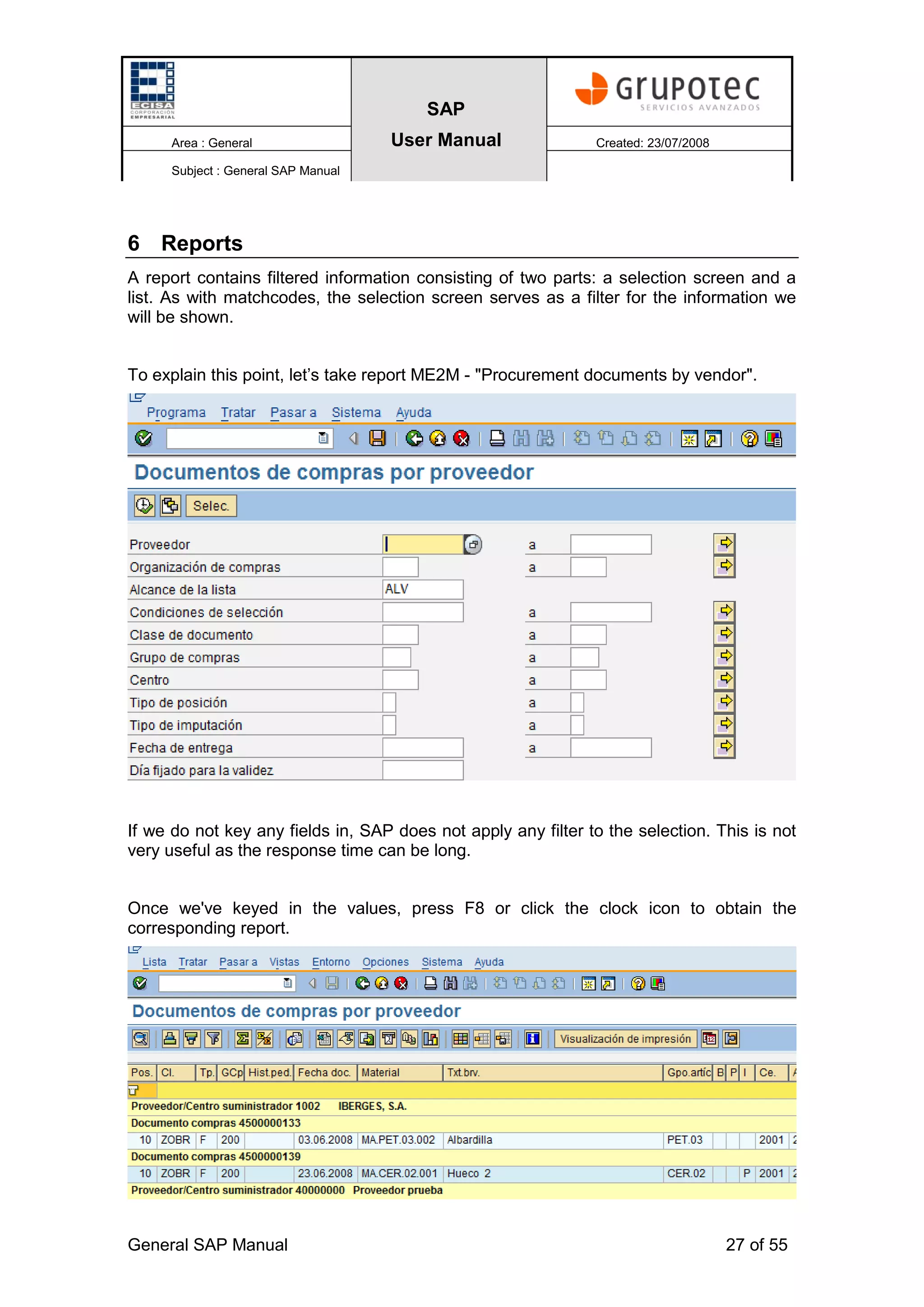 Sap - Initiation Manual | PDF