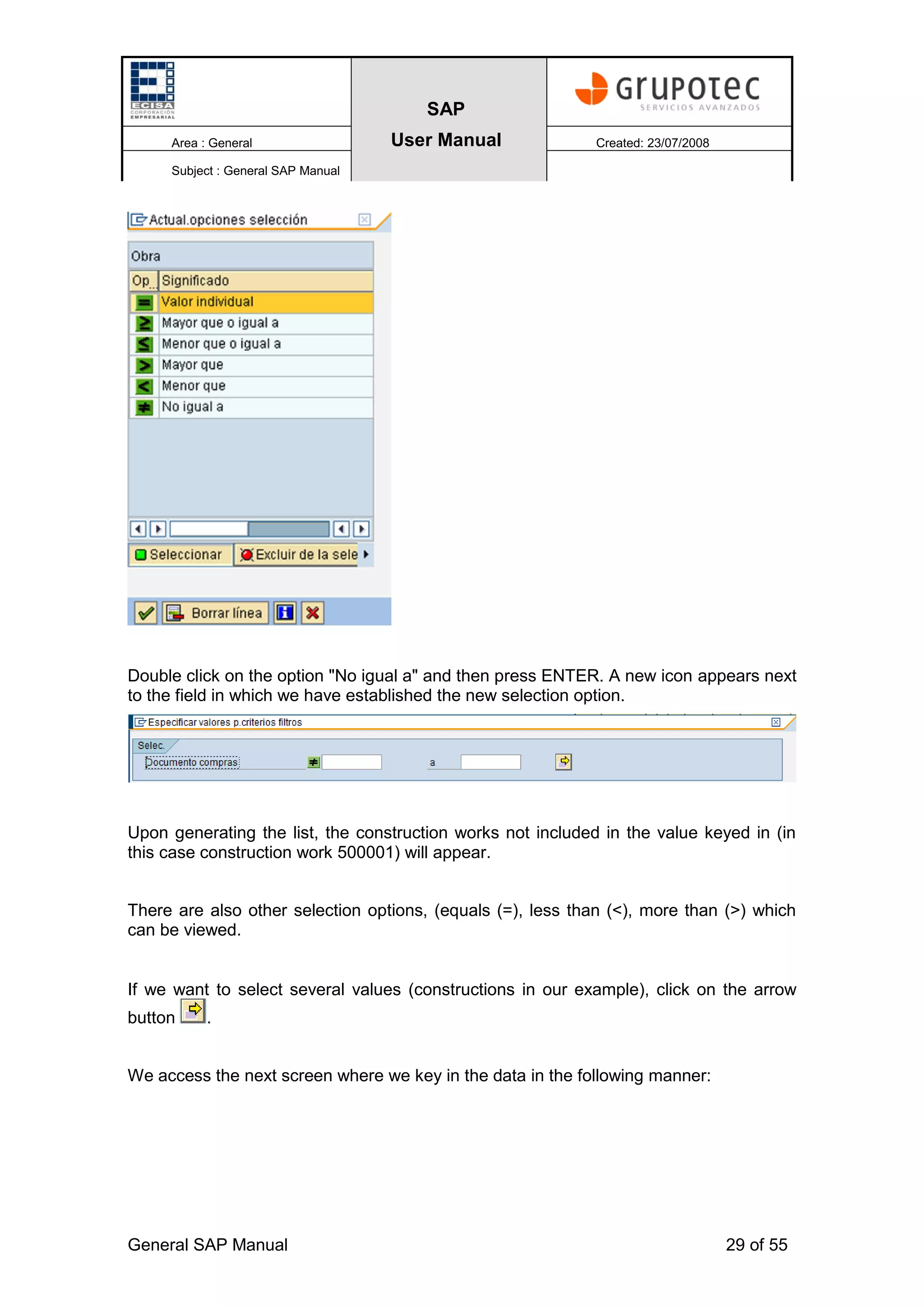Sap - Initiation Manual | PDF