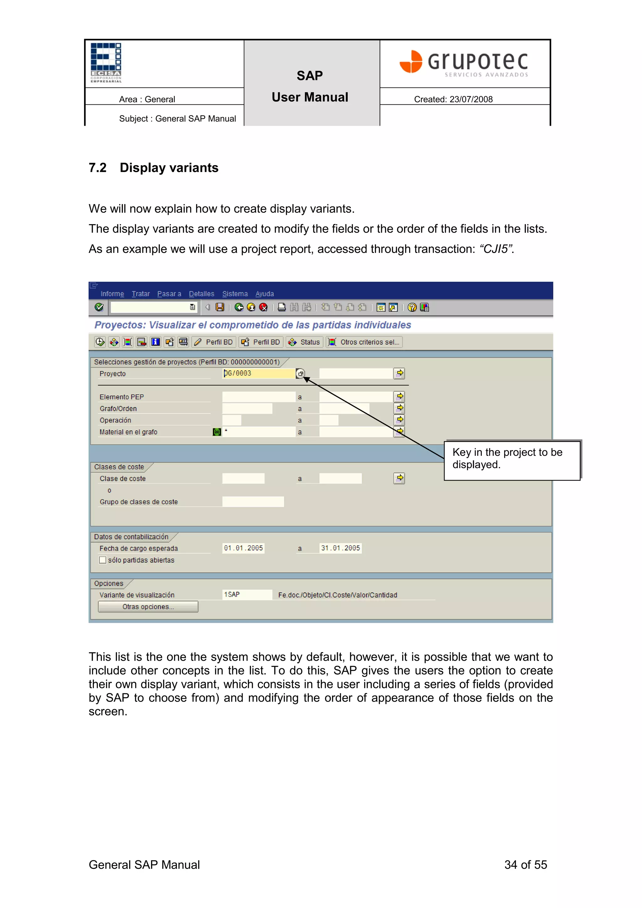 Sap - Initiation Manual | PDF