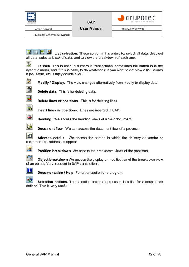 Sap - Initiation Manual | PDF