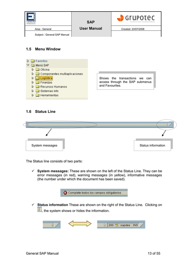 Sap - Initiation Manual | PDF