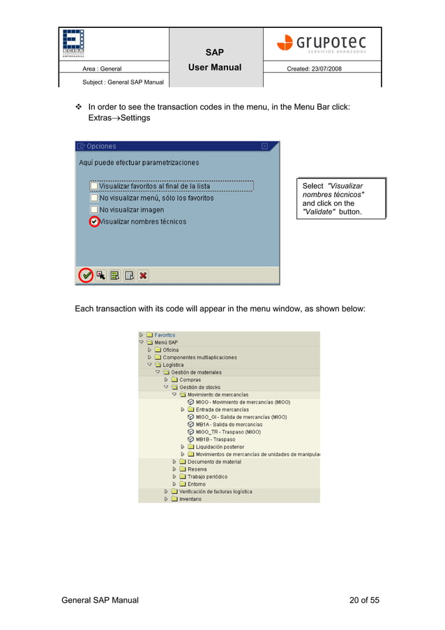 Sap - Initiation Manual | PDF
