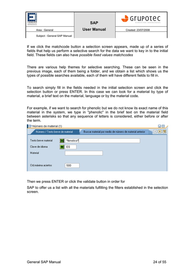 Sap - Initiation Manual | PDF