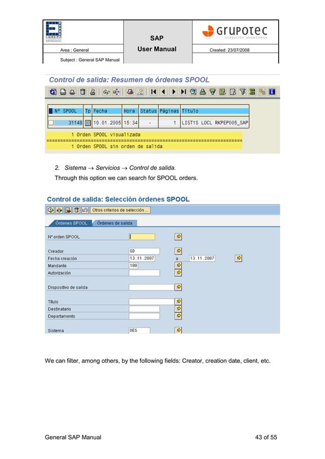 Sap - Initiation Manual | PDF