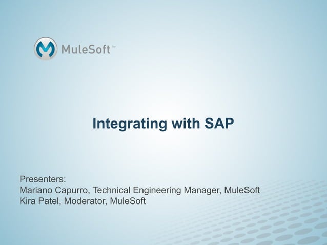 SAP Integration: Best Practices | MuleSoft | PDF | Computing ...