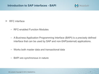 Mule Sap Integration | PDF