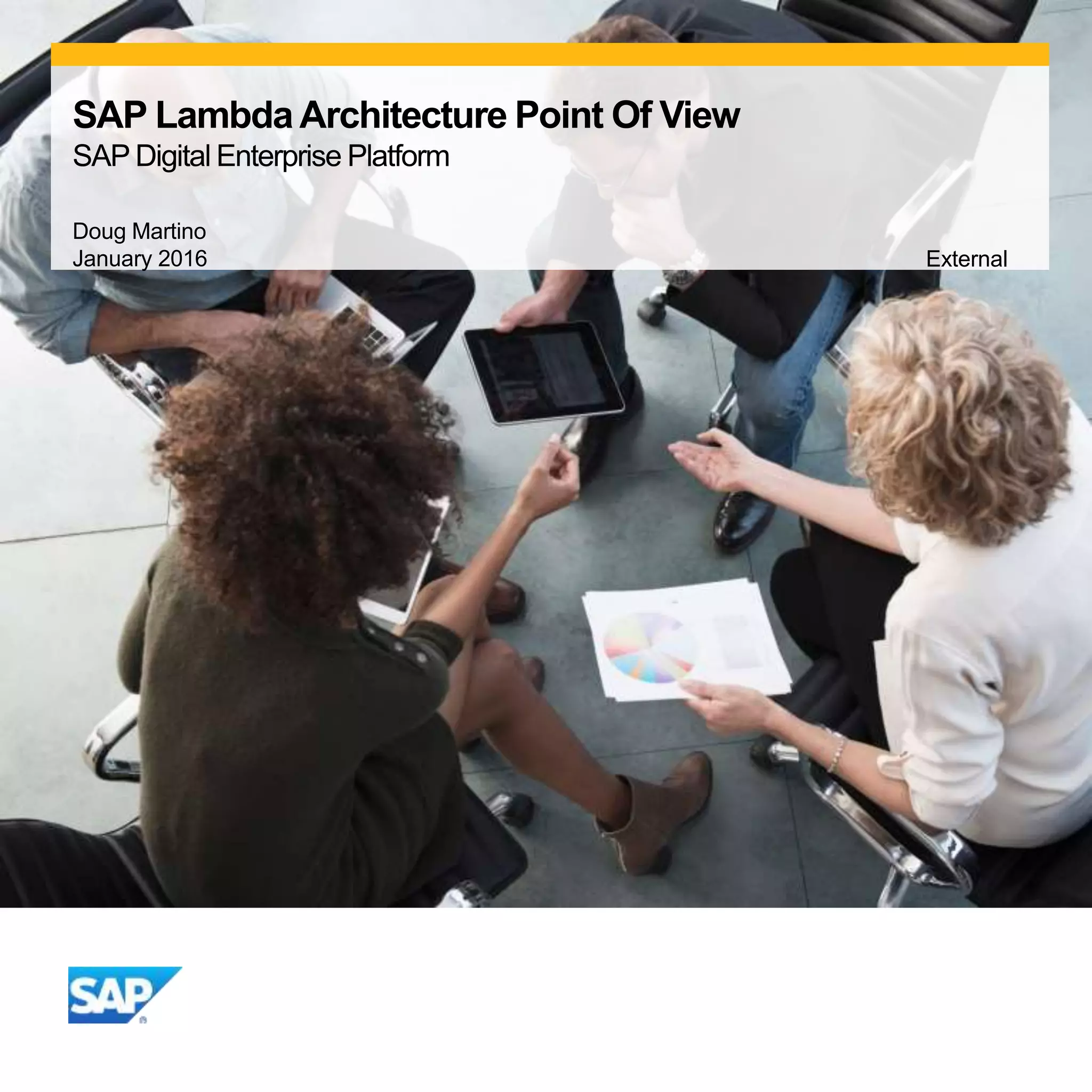 SAP Lambda Architecture Point of View | PDF