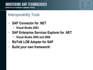 SAP Microsoft Interoperability - Business Process Solutions | PPT
