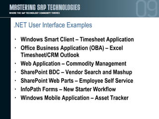 SAP Microsoft Interoperability - Business Process Solutions | PPT
