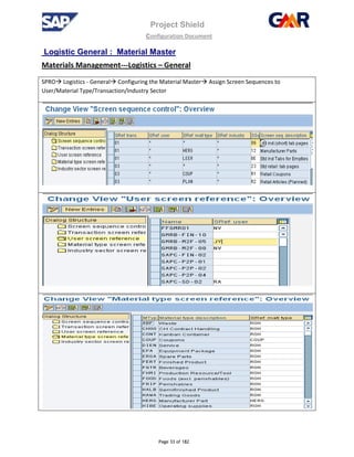 SAP MM Configuration - Real Project Documentation | PDF