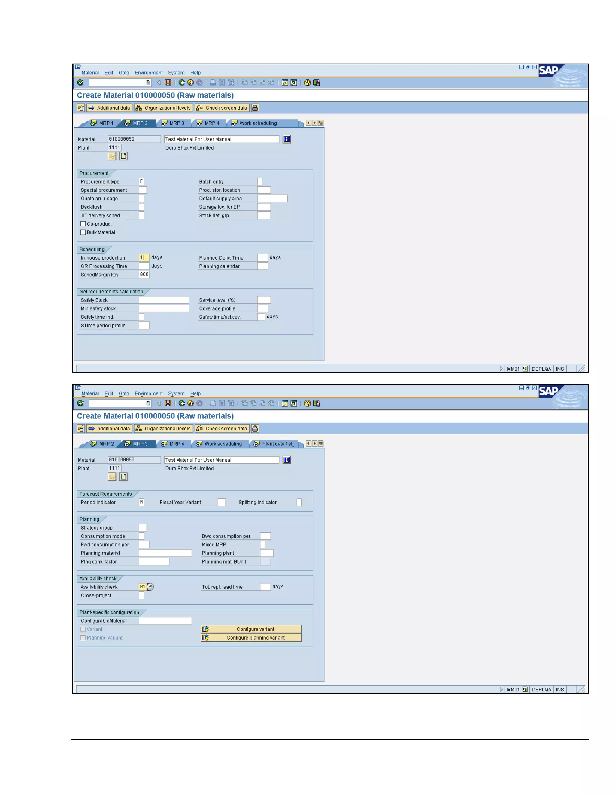 Sap mm-end-user-manual | PDF | Business | Business and Finance