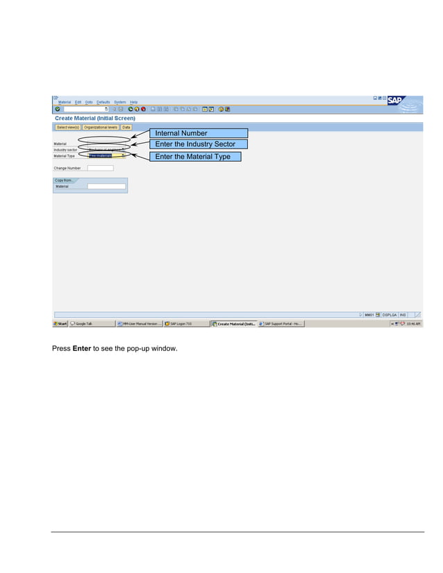 Sap mm-end-user-manual | PDF | Business | Business and Finance