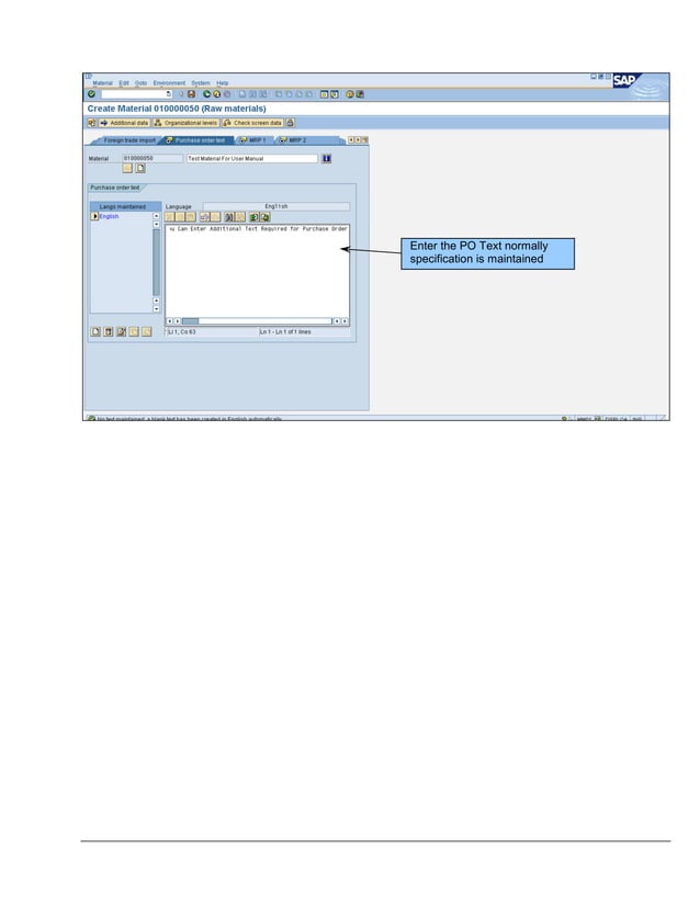 Sap mm-end-user-manual | PDF | Business | Business and Finance