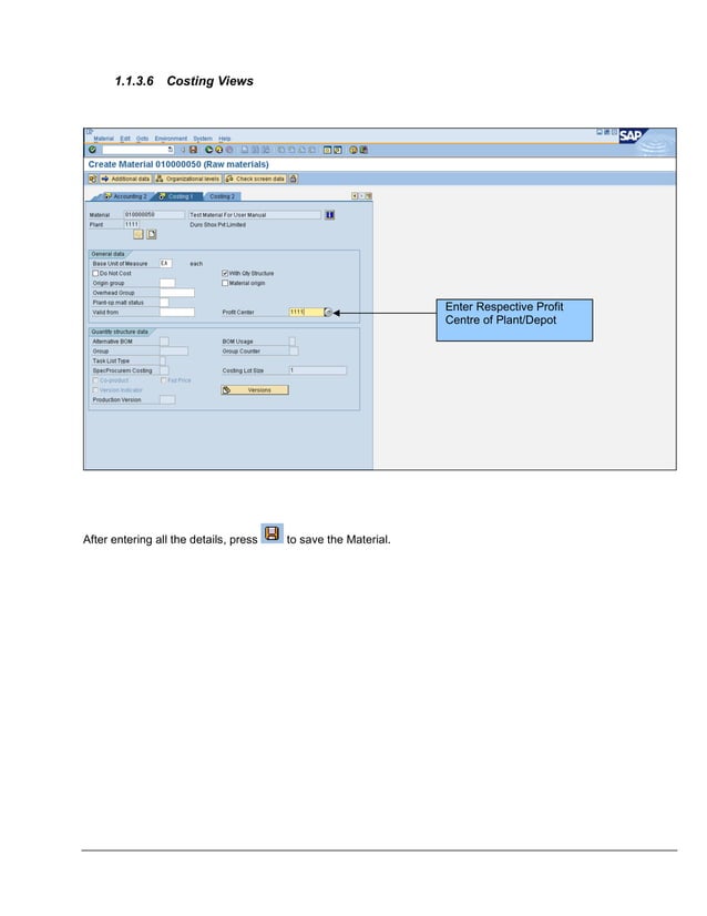Sap mm-end-user-manual | PDF | Business | Business and Finance