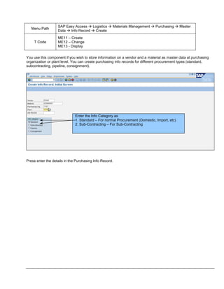 Sap mm-end-user-manual | PDF