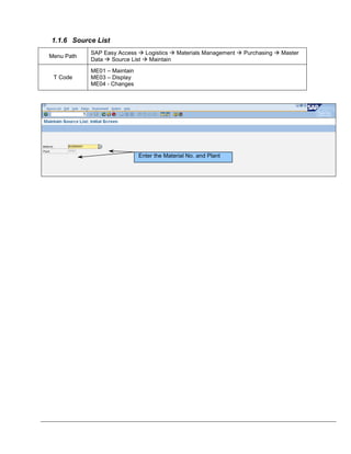 Sap mm-end-user-manual | PDF