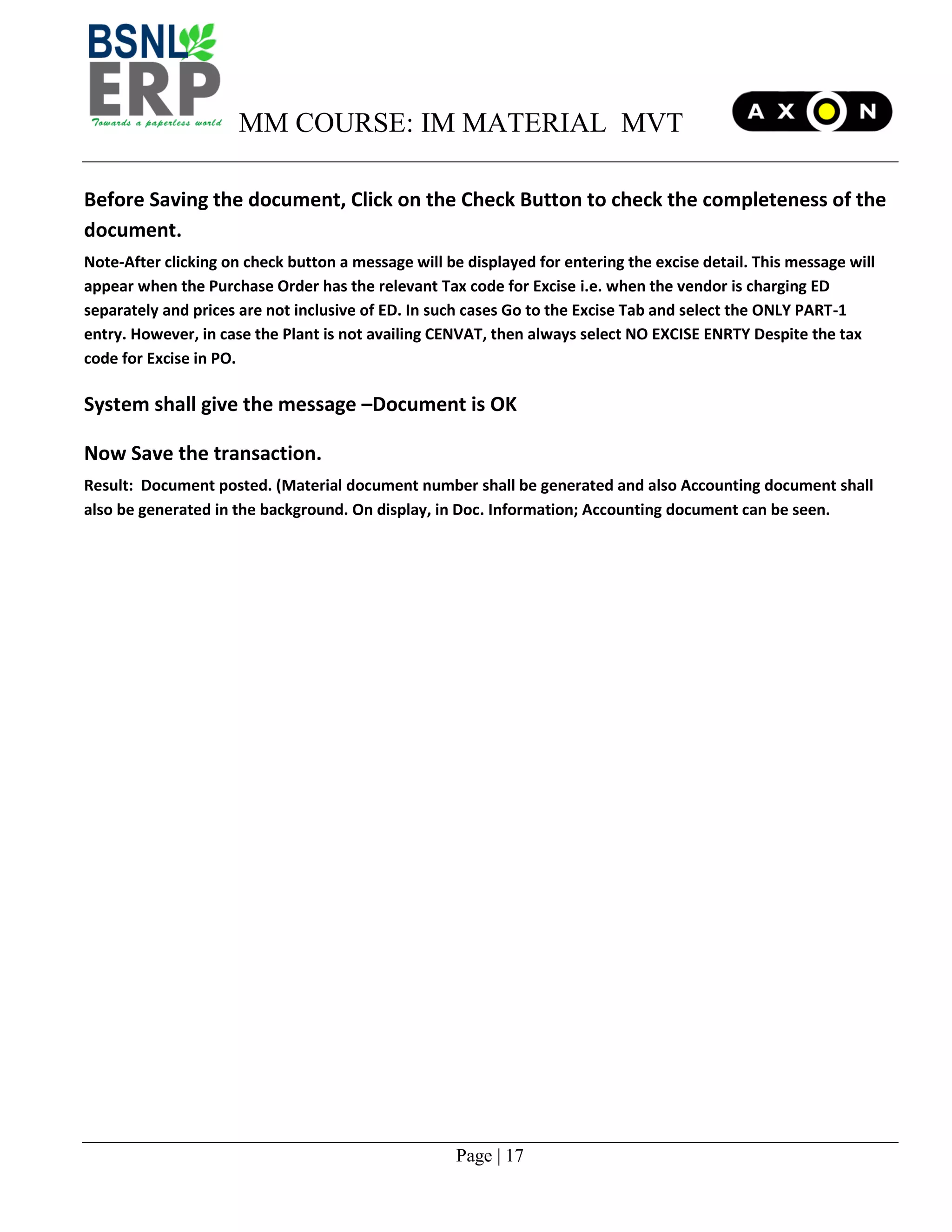 Sap mm-im-goods-movements-user-manual | PDF