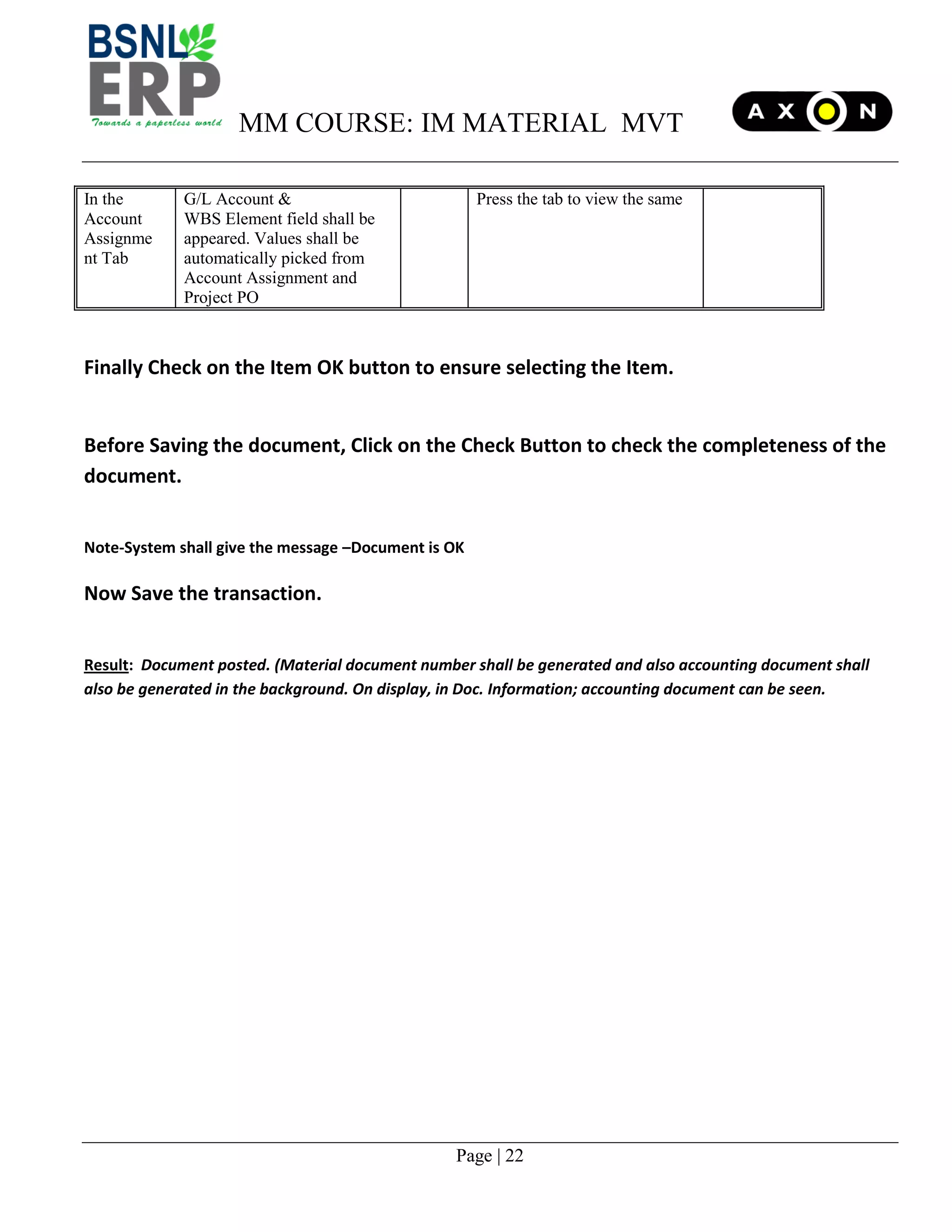Sap mm-im-goods-movements-user-manual | PDF