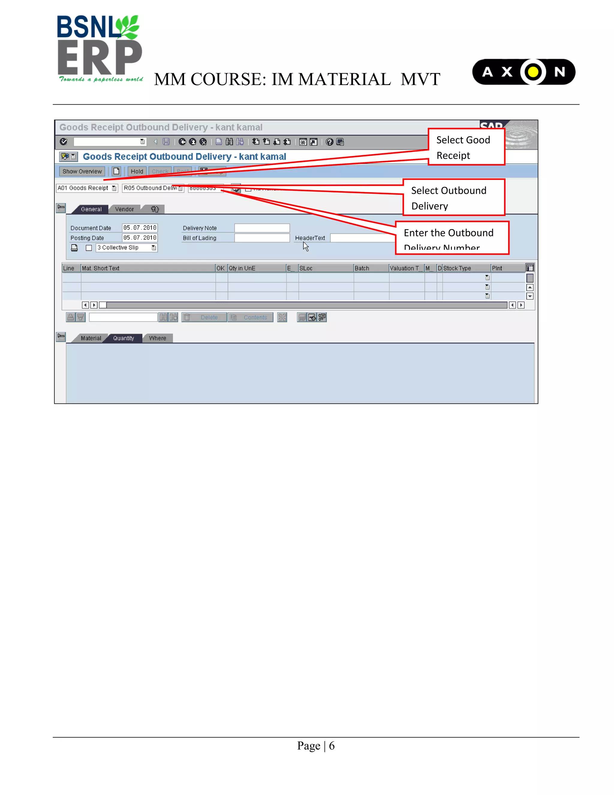 Sap mm-im-goods-movements-user-manual | PDF