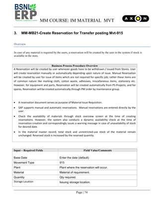 Sap mm-im-goods-movements-user-manual | PDF