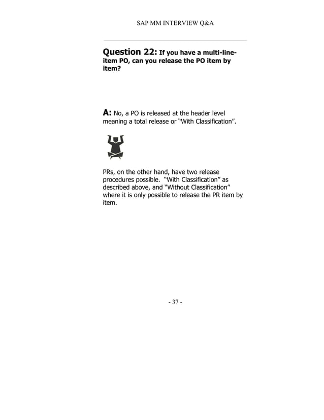 Sap mm-interview-questions-answers-and-explanations | PDF