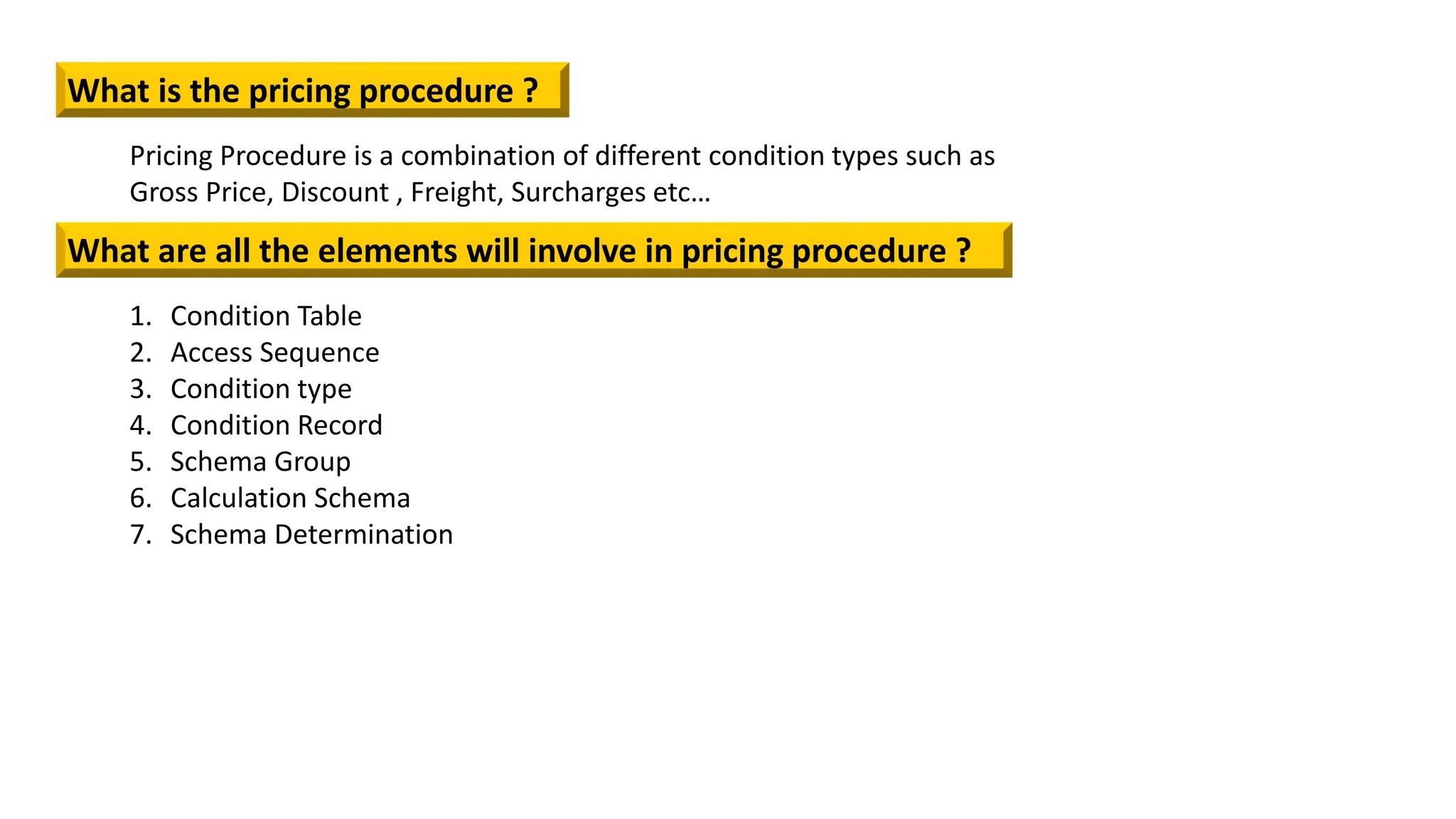 sap-mm-pricing-procedure sap mm people learning | PDF