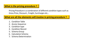 sap-mm-pricing-procedure sap mm people learning | PDF