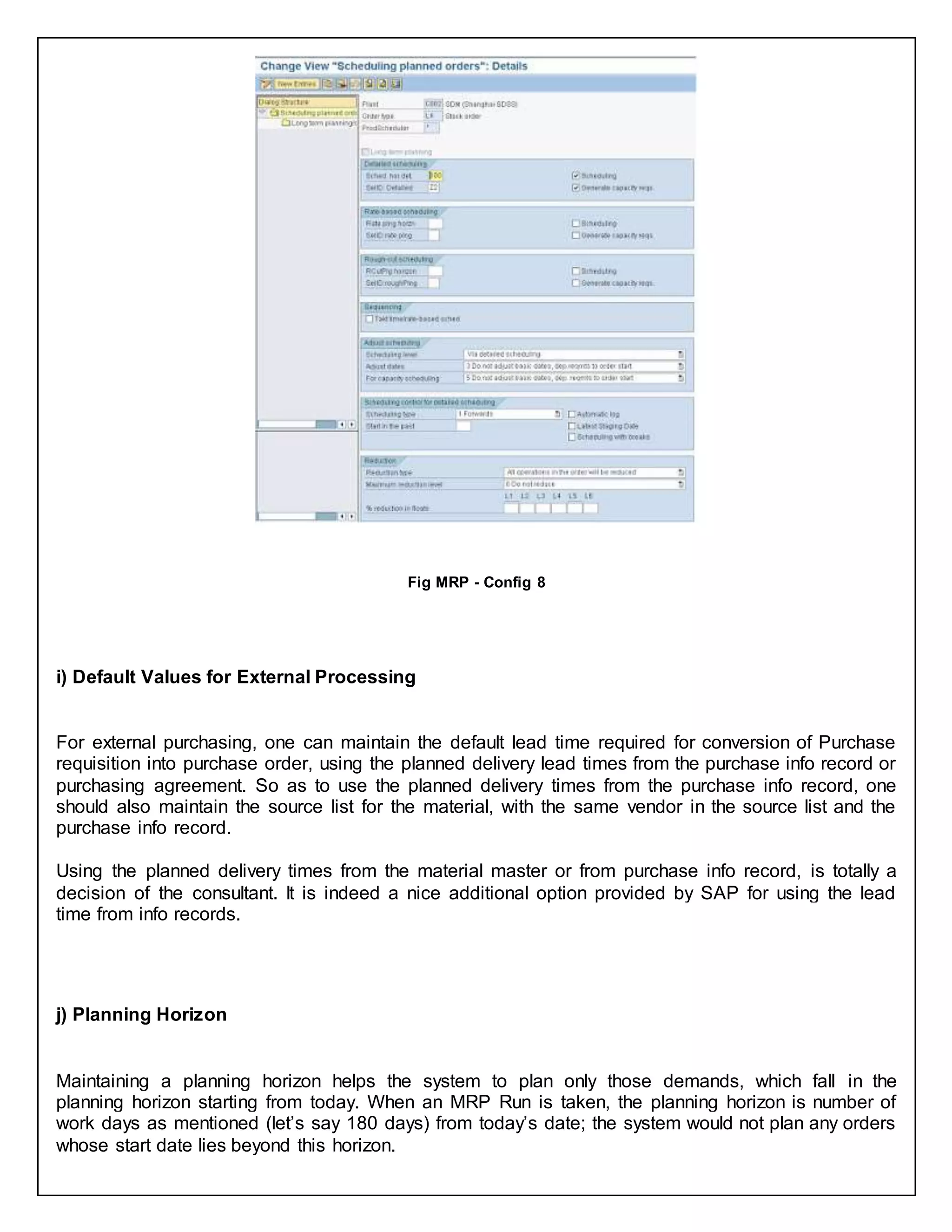 Sap mrp-configuration-pp | DOCX