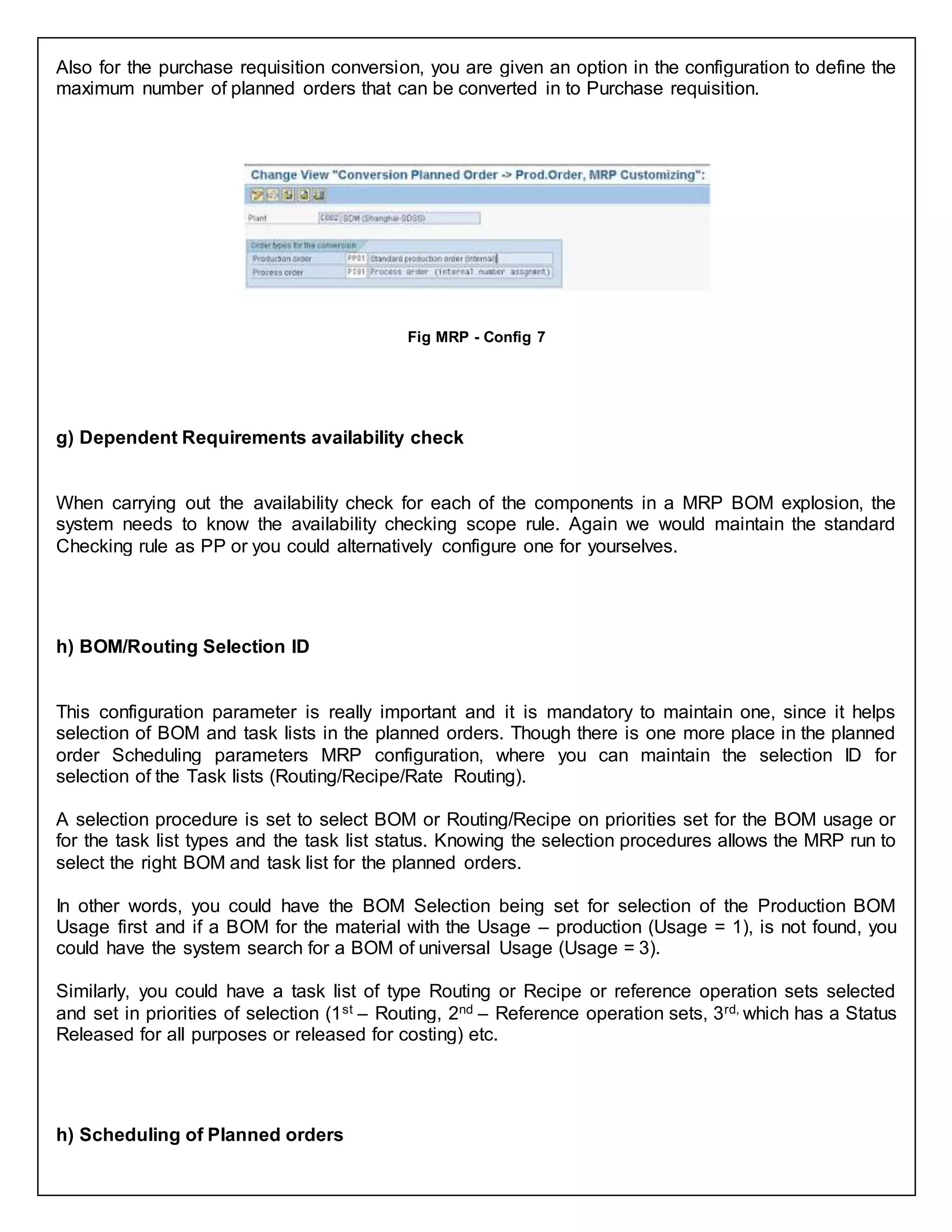 Sap mrp-configuration-pp | DOCX