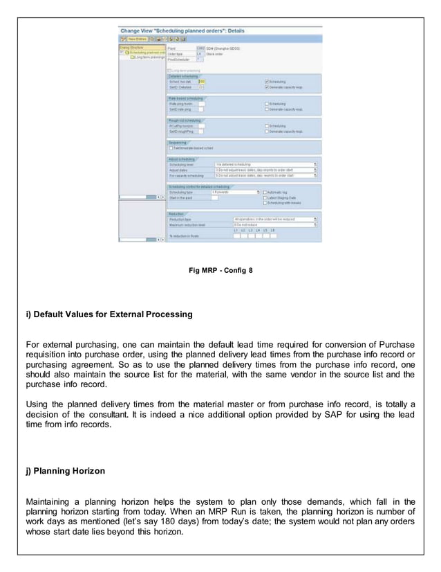 Sap mrp-configuration-pp | DOCX | Business | Business and Finance