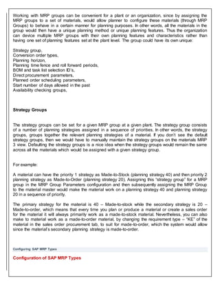 Sap mrp-configuration-pp | DOCX | Business | Business and Finance