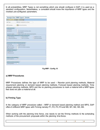 Sap mrp-configuration-pp | DOCX