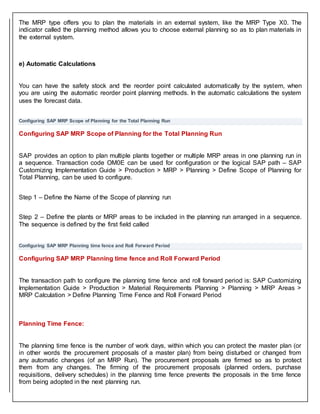 Sap mrp-configuration-pp | DOCX
