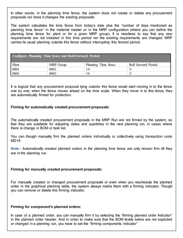 Sap mrp-configuration-pp | DOCX | Business | Business and Finance
