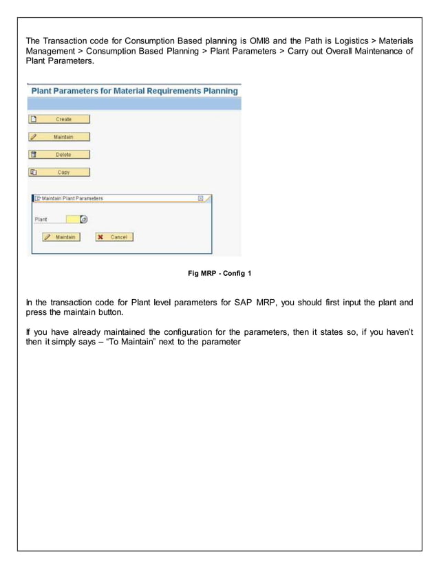 Sap mrp-configuration-pp | DOCX | Business | Business and Finance