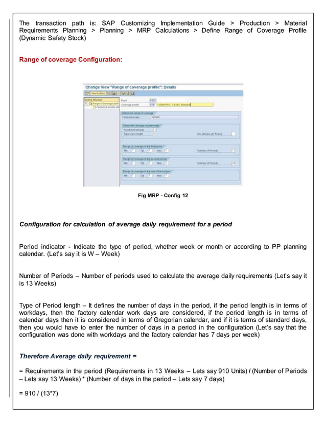 Sap mrp-configuration-pp | DOCX | Business | Business and Finance